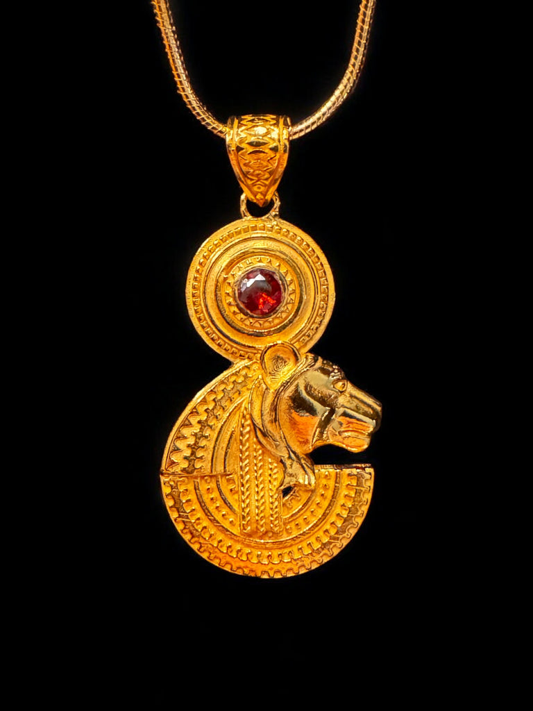 Sekhmet Amulet with Stone – The Invocation